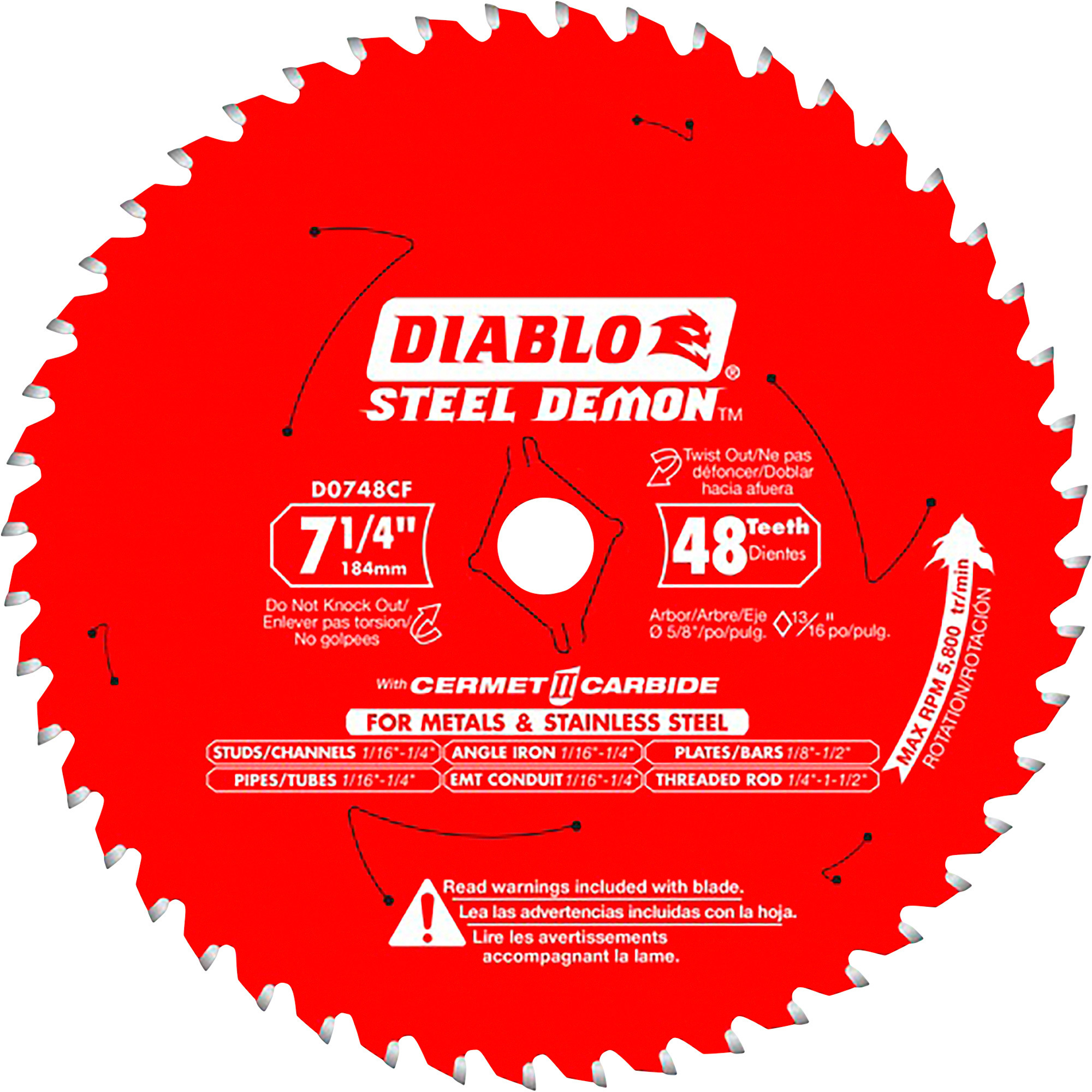 Diablo Steel Demon 7 1 4in Cermet Ii Circular Saw Blade Steel